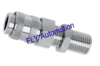China Quick Release Coupling Valve Camozzi 5051,5081,5052,5082 Metal Pneumatic Tube Fittings for sale