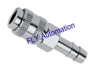 China Threaded Quick Release Coupling Valve Camozzi 5056,5086 Metal Pneumatic Tube Fitting for sale