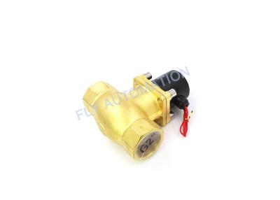 China Brass Fluid Flow Water Solenoid Valve Closed High Temperat for sale