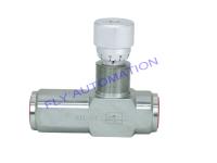 China STU-G1'' Throttle Check Speed Regulating Valve Flow Restrictor Carbon Steel for sale