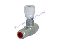 China STU-G3/8 Aluminum Air Flow Control Valves Hydraulic Regulating for sale