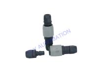 China SP20 / 30 / 40 Pneumatic Tube Fittings Air Compressor Hose Plastic Steel C Type for sale