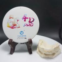 China 16 Shades And Bleach Multilayer Zirconia Block 4D Pro Disc For Anterior / Posterior for sale