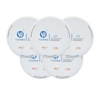 China Dental CAD/CAM Zirconia Disc - 49% Light Transmission, 98mm, UT White Shade for Natural-Looking Crowns for sale
