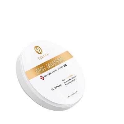 China Yucera Dental  Pro Master AG Zirconia Ceramic Blocks Durable and Cost-Effective Unmatched Precision for Dental Restorations for sale