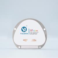 China China Factory Price AG System Zirconia Blank 89mm ST Color Preshaded Dental Zirconium Blank for sale