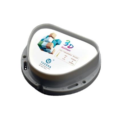 China Yucera Dental 3D-Plus Zirconia AG System Cad Cam Dental Zirconia Bloque Para Lab for sale