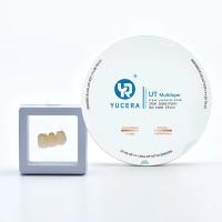 China Dental Milling Machine Yucera  UT Multilayer Zirconia Blocks Zirconia Block Use Zirconia Disk for sale