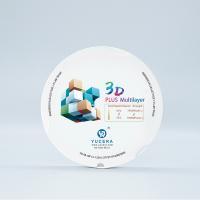 China 3D Plus Multilayer 43% -57% 6 Layers 3D Zirconia Dental Block Disc CAD CAM 95mm System for Dental Lab with ISO CE Certificate for sale