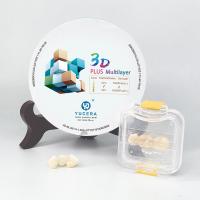China 3D Plus Multilayer 43% -57% 6 Layers 3D Zirconia Dental Block Disc CAD CAM 95mm System for Dental Lab with ISO CE Certificate for sale