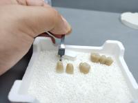 China 3D Plus Multilayer 43% -57% 6 Layers 3D Zirconia Dental Block Disc for CAD CAM 95mm System for sale