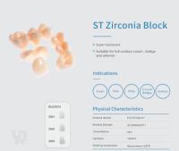 China Dental Lab CAD CAM Super Translucent Zirconia Block Dioxide Zirconium Disc Beautiful Porcelain Aesthetics 10-25mm Sizes for sale