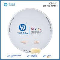 China Dental Consumables Zirconia Dental Discs 98mm Yucera ST Color Zirconia CAD/CAM Zirconia Discs for sale
