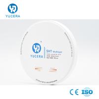 China YUCERA Dental Products  Multilayer Dental  Zirconia Blocks for Dental Cad Cam Milling Machine for sale