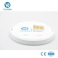 China YUCERA Dental Products  Multilayer Dental  Zirconia Blocks for Dental Cad Cam Milling Machine for sale