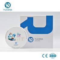China 43% -57% 6 Layers 3D Plus Multi-layer Zirconia Dental Block / Zirconia Blank Disc for CAD CAM Opening System with CE and ISO for sale