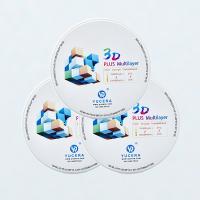 China 3D Plus Multilayer 43% -57% 6 Layers 3D Multi-layer Zirconia Dental Block / Zirconia Blank Disc for CAD CAM Opening System for sale