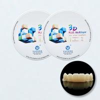 China Yucera 3D Plus Multilayer 98 12mm Open System Dental Zirconia Blocks CADCAM Dental Ceramic Block for sale