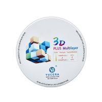 China Yucera 3D Plus Multilayer 98 12mm Open System Dental Zirconia Blocks CADCAM Dental Ceramic Block for sale