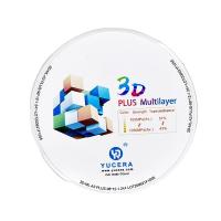 China YUCERA 3D Plus Multicapa Superventas De Alta Resistencia 3D Multicapa Pre-Shades Zirconia Bloque Para Lab Dental Sistema CAD CAM for sale