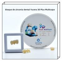 China YUCERA 3D Plus Multicapa Superventas De Alta Resistencia 3D Multicapa Pre-Shades Zirconia Bloque Para Lab Dental Sistema CAD CAM for sale