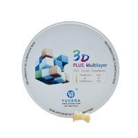 China The Best Selling Dental Zirconia Disc 3D Plus Multilayer Preshaded Zirconium Blank for False Teeth for sale