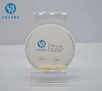 China Yucera ST Color Preshaded Zirconia Blocks  Zirconium Material Cadcam Milling Ceramic Disc Super Translucent Dental Zirconia Cera for sale