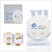 China Yucera Dental Ceramic Cad Cam ST Color Zirconia Block Open System 98mm with CE and ISO for sale