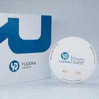 China YUCERA  ST Multilayer Yucera Pre Sintered Zirconia Dental Ceramic Materials Multilayer With 16 Colors for sale