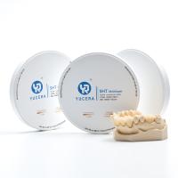 China Highly Aesthetic Effect Dental Zirconium Blank SHT Multilayer 100 Powder in Dental Lab Use for Making Perfect Denture for sale