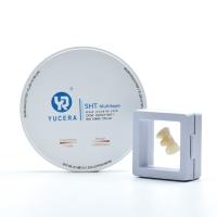China Highly Aesthetic Effect Dental Zirconium Blank SHT Multilayer 100 Powder in Dental Lab Use for Making Perfect Denture for sale