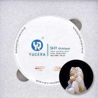 China Yucera Wholesale Price  SHT Multilayer Zirconia Blocks Dental Lab Zirconia Block  98mm for sale