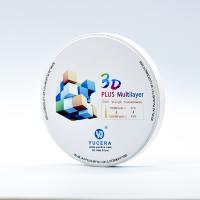 China YUCERA 3D Plus Multilayer Dental Zirconia Block  NEW Printing 14mm Open System CAD CAM for Zirconia Crowns for sale