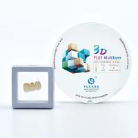 China 98mm 3D Plus Multilayer Dental Zirconia Blocks YUCERA the Best Dental Zirconia Discs Materials for CAD/CAM System Lab for sale
