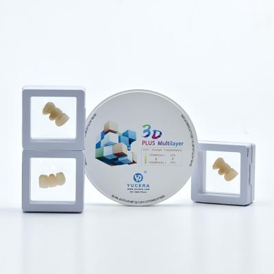 China Hot Sell Dental Medical 3D Pro Zirconia Discs CAD/CAM Dentmill Zirconia Ceramic Block/All Types of Dental Zirconia Blocks for sale