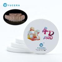 China Yucera High Translucent 98mm Zirconia Disc for Dental Crown and Bridge with 1200MPa Strength Lab Grade for sale