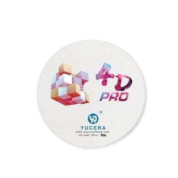 China Yucera High Translucent 98mm Zirconia Disc for Dental Crown and Bridge with 1200MPa Strength Lab Grade for sale