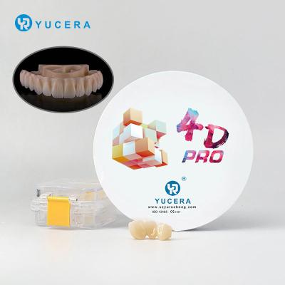 China Yucera New Arrival Dental Zirconia Block Crown Ceramic Disc Multilayer Zirconia Block for sale