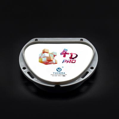 China 43%-57% Translucency 700-1200 MPa Bending Strength YUCERA Dental 89mm CAD/CAM 4D Pro Multilayer Zirconia Block for sale