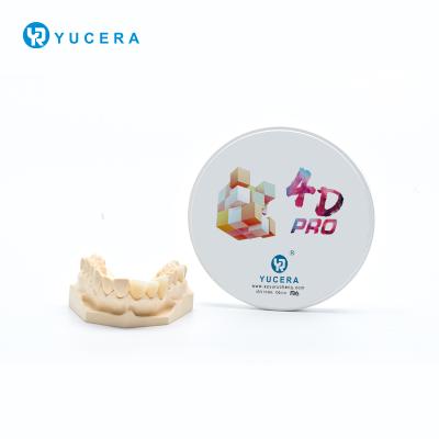 China Yucera Competitive Price Industrial Dental Zirconia Milling Blocks Supplier for sale