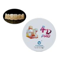 China Gran Oferta De Yucera Bloque De Zirconia Dental 4D De Zirconia Multicapa De 18mm Alta Translucidez Dental De Alta Calidad for sale