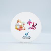 China With Competitive Price YUCERA 4D Pro Preshaded Zirconia Disc Dental Crown Dental Consumables for Dental Lab for sale