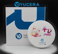 China 4D Pro Disco De Zirconia Multicapa Cadcam Bloque Laboratorio Dental Zirconia Bloque Material Dental for sale