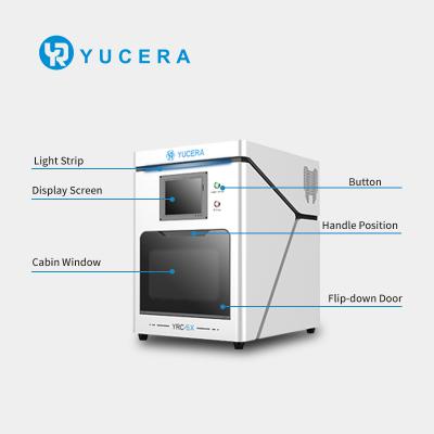 China Yucera Newly Released Cutting Machine Wet Milling Machine for Dental Lab 5 Axis Zirconia Milling for sale