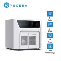 China Professional Manufacturing Adjustable Yucera Multifunction Milling Machine 5axis Dental Cad Cam for sale