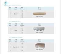 China YUCERA 98mm Dental PMMA Milling Block A1 A2 A3 Clear Pmma Milling Discs for sale