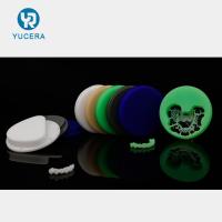 China Yucera  98*22mm Dental PMMA Blocks  CADCAM Multilayer PMMA Pink Disc for sale