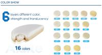 China Yucera Dental Premium Monolayer PMMA Resin Disc  Dental Applications Providing for sale