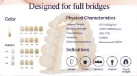 China Yucera 4D Pro Zirconia Blocks for Dental Laboratories for sale