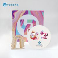 China Yucera 4D Pro Sintered Zirconia Blocks - Multi-layer Translucent B1 Color for Dental CAD/CAM Systems for sale